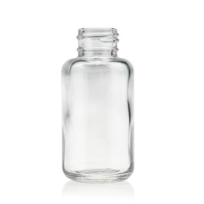 China Garrafas 50ml de vidro claras vazias feitas sob encomenda de garrafa de vidro da fundação de MSDS à venda