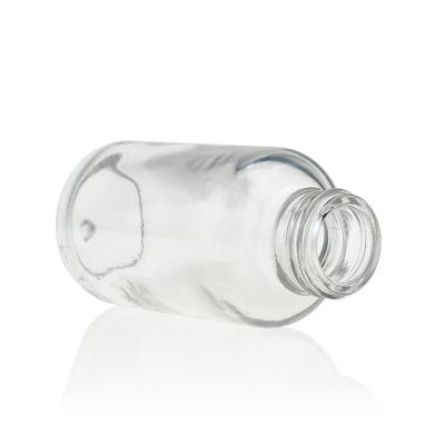 China Garrafas 50ml de vidro claras vazias feitas sob encomenda de garrafa de vidro da fundação de MSDS à venda