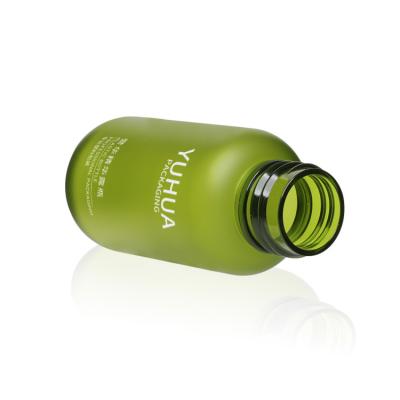China 60ml 24/410 Green Plastic Packaging Bottle Round Shape With Press Dropper for sale