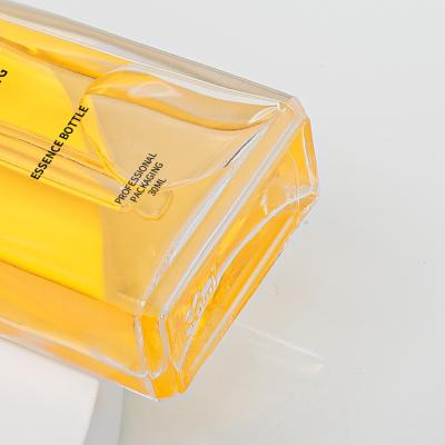 Cina bottiglie di vetro d'imballaggio del siero di forma del quadrato della bottiglia di vetro 30ml con il contagoccia in vendita