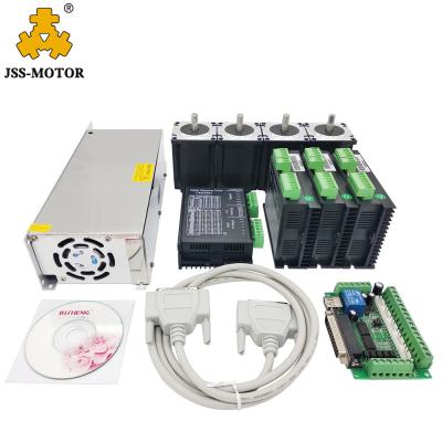 China 30 Kg Cm 4 PCs Nema 23 Cnc Stepper Motor 4 Draad425oz DM556D Bestuurders Te koop