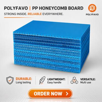 China 5mm Plastic Flooring protection Board PP Honeycomb Board Temporary Floor Protection for sale