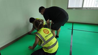 China 5mm Impact Board Polypropylene Plastic Flooring Floor protection Builders Floor protection for sale