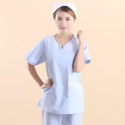 중국 상단- TC 65/35 또는 100% 면모 간호사/의사 유니폼 직물 너비 58/60 사용자 정의 색상 판매용