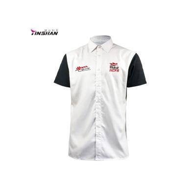 China 5. Customized Color Logo Custom Logo Sublimation Pit Crew Team Racing T-Shirt for Men for sale