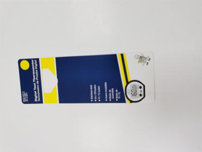 China Tarjeta de sellado caliente de plata de encargo del parte movible de la ampolla de la diapositiva para el papel de imprenta de la electrónica en venta