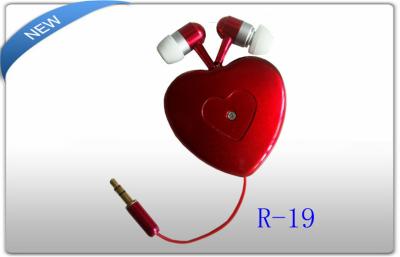 Cina cuffie ritrattabili stereo di 3.5mm in vendita