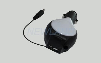 Cina 12 - 24V ha introdotto il micro caricatore ritrattabile di USB/caricatore ad alta velocità dell'automobile del Usb in vendita
