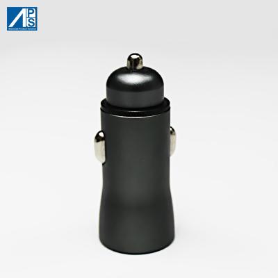 Китай Заряжатель автомобиля USB заряжателя 5V 2.4A 17.5w телефона автомобиля USB сплава металла двойной высокоскоростной продается