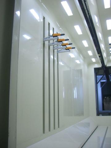 Professional Automatic Stainless Steel/PVC/Carbon Steel Powder Coating Booth with Clean Room