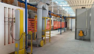 Best Coating System Powder Coating Line with Power&Free Conveyor