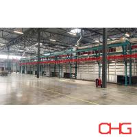 Quality Industrial Power And Free Overhead Conveyor System Carbon Steel For Powder Coating Line for sale