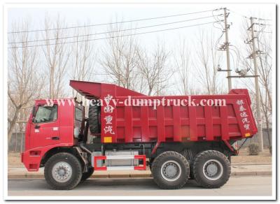 Cina 100 tonnellate di Sinotruk HOWO 420hp di estrazione mineraria di autocarro con cassone ribaltabile con l'ente d'acciaio ad alta resistenza del carico in vendita