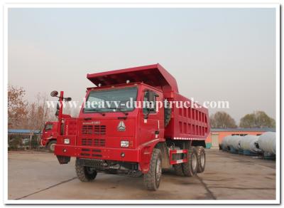 Cina 70 tonnellate di 6X4 della miniera di marca Sinotruk HOWO dell'autocarro con cassone ribaltabile con il sistema di sollevamento di HYVA Hdraulic in vendita