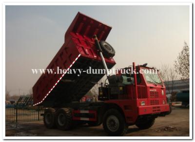 Cina Gli autocarri con cassone ribaltabile di cantieri sotterranei/Howo 70 tonnellate estraggono l'autocarro con cassone ribaltabile con i pezzi di ricambio in vendita