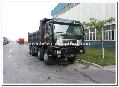 Cina Camion/ribaltatore di HOWO A7 336hpDump nel Perù con il volume del secchio 18cbm e la garanzia di 15000km in vendita