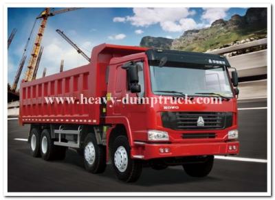 Cina Autocarro a cassone di CNHTC 8X4 con il motore di 371 HP 60 tonnellate di capacità di carico e buona trasmissione in vendita