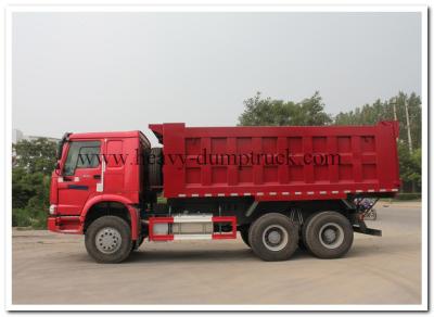 中国 Sinotruk の金王子 20m3 のダンプ トラック/ダンプ トラック/ダンプカー トラック SWZ のモデル黄色および赤い色 販売のため