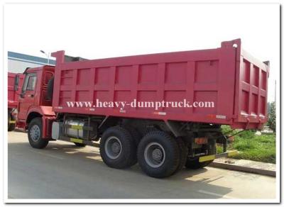 Cina Tri autocarri con cassone ribaltabile dell'asse di CNTCN HOWO 6x4 con 30 tonnellate di capacità 371 di motore di HP in vendita