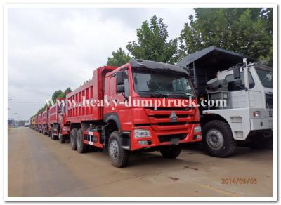 Cina Autocarro con cassone ribaltabile del motore 336HP Howo di Steyr dell'autocarro con cassone ribaltabile di SINOTRUCK HW76 con la cabina del tetto piano della cabina del A/C in vendita