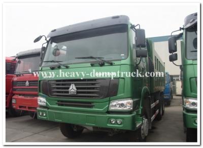 Cina capacità del motore diesel 336hp dell'autocarro a cassone del carico utile 40tons grande per colore verde del trasporto della sabbia in vendita