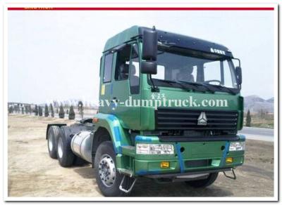 Cina il prine dorato del sinotruk o il camion del trattore 6x4/trattore hohan si dirigono verso la trazione della piattaforma idraulica traile in vendita