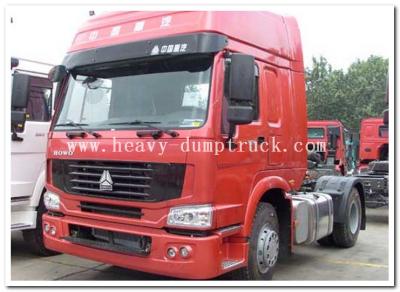 Cina camion del trattore di 340hp HOWO 6x4 nell'emissione dell'euro III per la trazione del tutti i tipi rimorchio dei semi nel colore rosso in vendita
