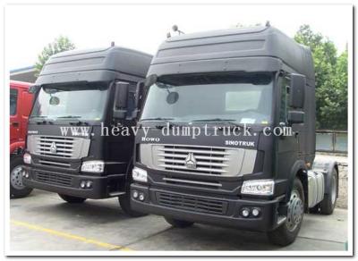 Cina 4x2 Sinotruk HOWO 371 camion della testa del trattore di cavalli vapore per la trazione del contenitore in porto a bassa velocità in vendita