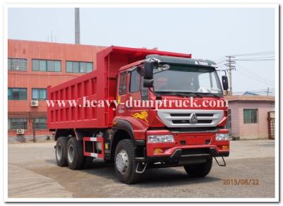 中国 部品と新しい設計のための 30 トンに荷を積む金王子のダンプ トラック 6x4 販売のため