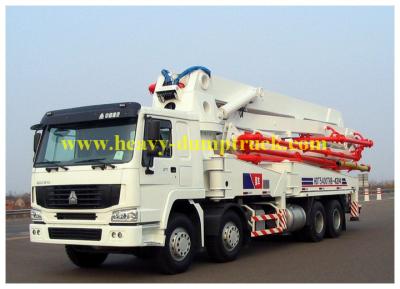 Cina Il camion di HOWO ha montato le pompe per calcestruzzo 47 metri di asta ISO9001-2008 in vendita