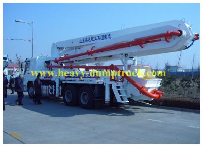 Cina Camion della pompa per calcestruzzo dell'asta di Howo 37meters con uscita 125m3/h in vendita