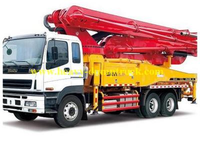 Cina 39 metri di camion di pompaggio del cemento verticale con il motore 280HP ed il telaio di ISUZU in vendita