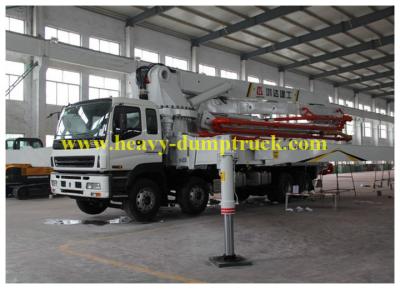 Cina Il camion di ISUZU ha montato il camion HB56A della pompa per calcestruzzo con il commutatore che automatico 38 metri rombano in vendita