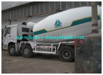 Cina Il camion del nuovo modello HOWO ha montato il camion delle betoniere con 9CBM l'azionamento 371 HP del carro armato 8x4 in vendita
