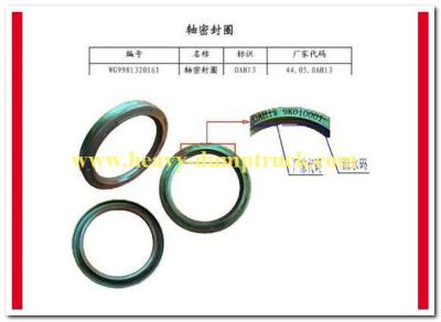 中国 howo のトラックのための sinotruk の予備品の車軸シール リングの部品番号 AZ9981320161 販売のため