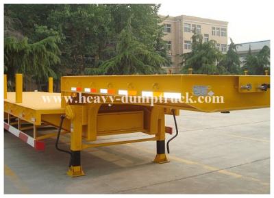 Cina Rimorchi bassi del letto in colore meccanico idraulico di giallo della sospensione ed assi di Fuwa in vendita