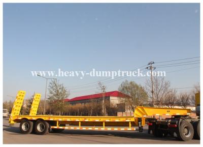Cina 35 tonnellate lowbed la sospensione del carrello ferroviario degli assi del rimorchio 2 dei semi, rimorchio basso del caricatore della ruota del carico in vendita