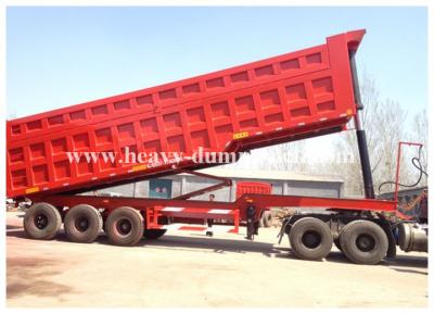 Cina Tre assi di BPW 45 tonnellate fuori dalla strada triplicano il rimorchio dello scarico dell'asse per agricolo con la garanzia in vendita