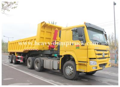 Cina 2/3 tonnellate di Hyva degli assi 30 - 60 del cilindro idraulico della parte posteriore di autoarticolato dell'autocarro con cassone ribaltabile con il volume 25 di capacità a 40m3 in vendita