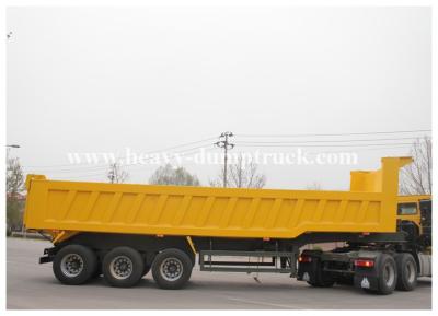 Cina Tre assi tirano dietro forma dell'autoarticolato U con il materiale dell'acciaio ad alta resistenza in vendita