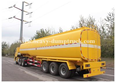 Cina Il semirimorchio cisterna liquido della multi benzina professionale dei compartimenti con 3 assi 38000 litri ingiallisce il colore in vendita