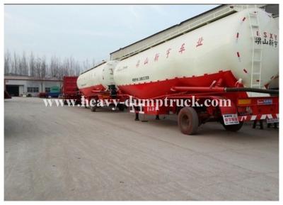 Cina Camion alla rinfusa del cemento/rimorchio semi dell'autocisterna con 4 doppi e camere d'acciaio 2single con la garanzia in vendita