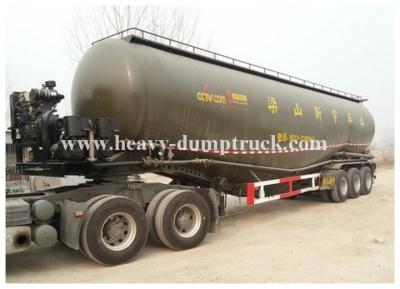 Cina 3 autocisterne delle polveri sfuse degli assi cementano l'autotreno con la garanzia ed i pezzi di ricambio in vendita