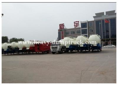 Cina I rimorchi pneumatici del cemento 40 tonnellate per farina spolverizzano il trasporto materiale con la garanzia in vendita
