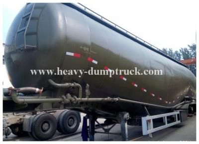 Cina Rimorchio in serie durevole 75Tons e 78CBM, rimorchio di potere del cemento del acciaio al carbonio del silo con la garanzia in vendita