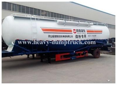 Cina Spolverizzi il rimorchio materiale dell'autocisterna del cemento del trasporto con volume con la garanzia ed i pezzi di ricambio in vendita
