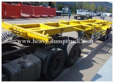 中国 容器のシャーシのトレーラー、半骨組トレーラー 3 の車軸保証および部品との 20ft そして 40ft 販売のため