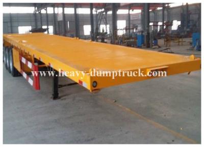 Cina Rimorchio basso dei semi del letto di quattro assi per i contenitori di trasporto, 40 tonnellate di capacità di carico in vendita