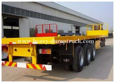 中国 長い車の平面容器のトレーラー 3 の車軸保証が付いているねじれロックとの 45ft 販売のため