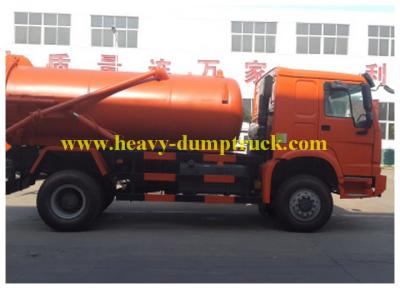 Cina Euro III 4X2 di CBM del camion 10 di aspirazione delle acque luride di SINOTRUK 160 cavalli vapore per la pulizia con la garanzia in vendita